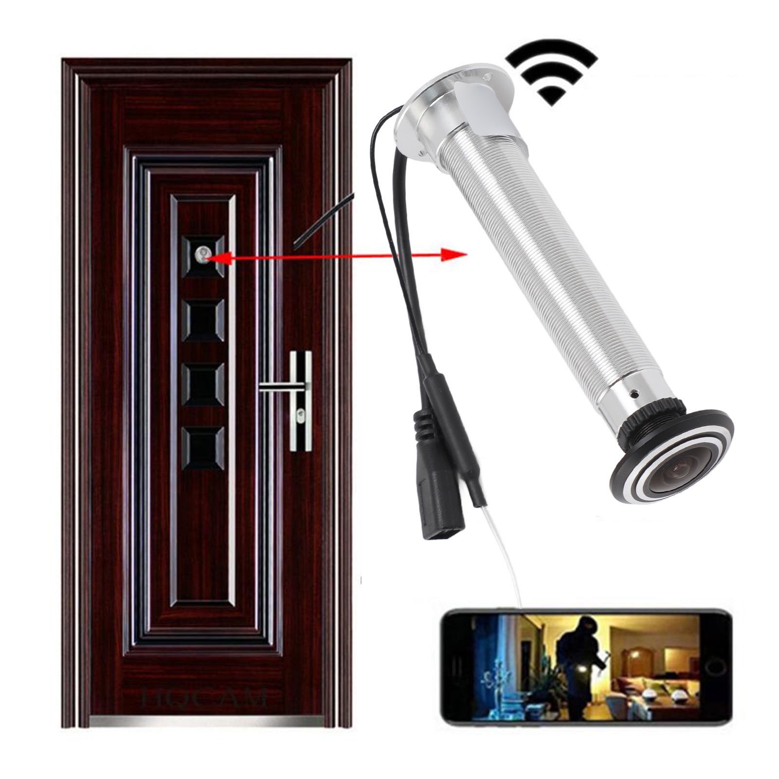 Click here for Walfront Wifi Door Peephole Camera  2 Way Talk Fro... prices