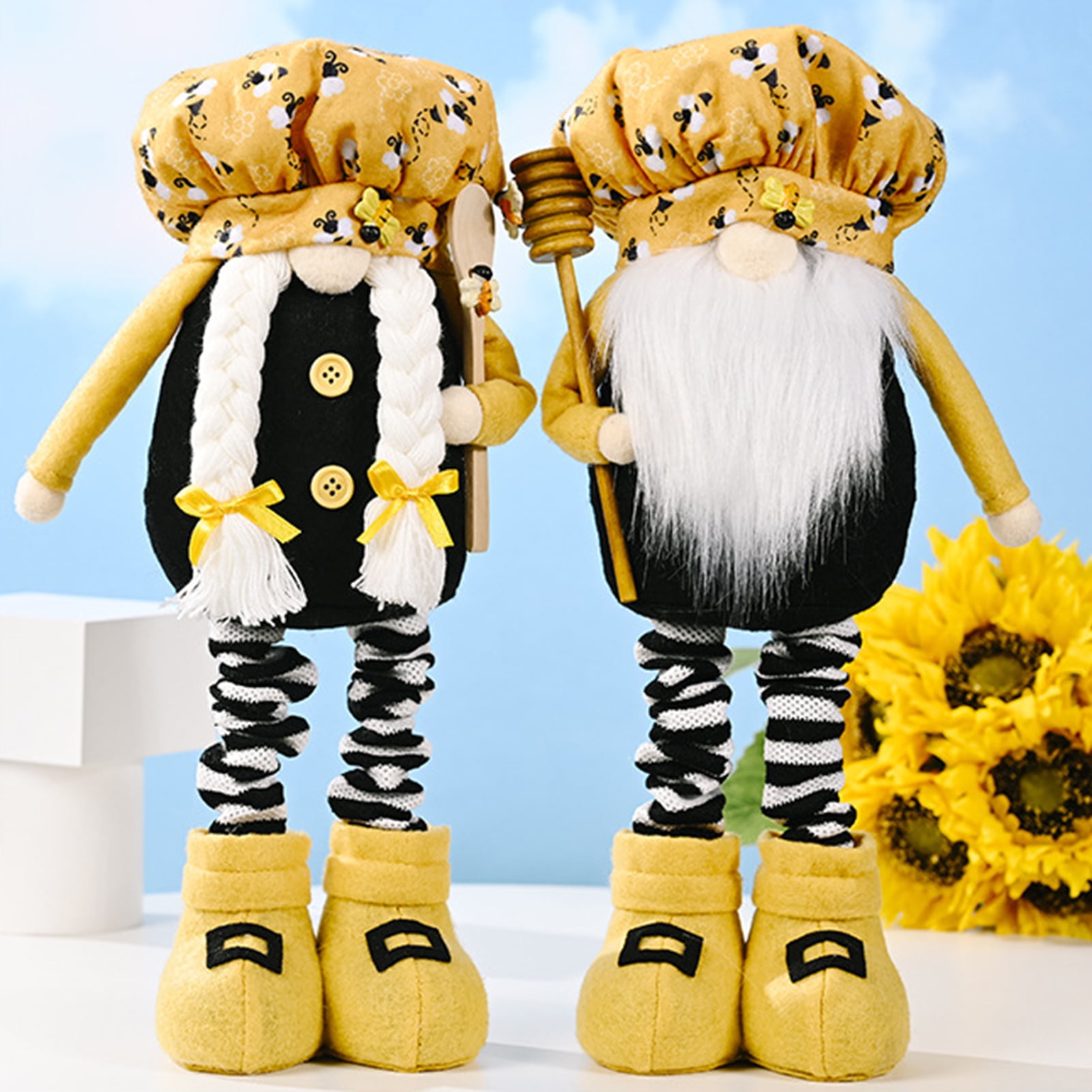 Hesroicy Telescopic Gnome Plush Doll - Exquisitely Designed with Eye ...