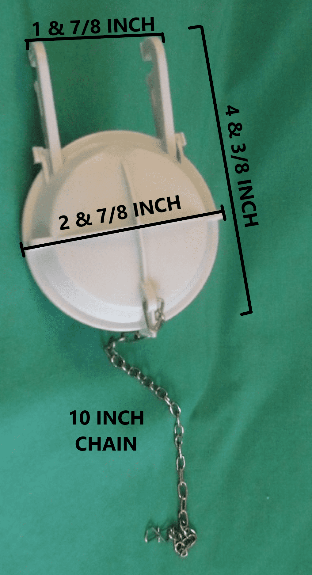 2.5 Inch Toilet Flapper with Replaceable Silicone Seal; Compatible with ...