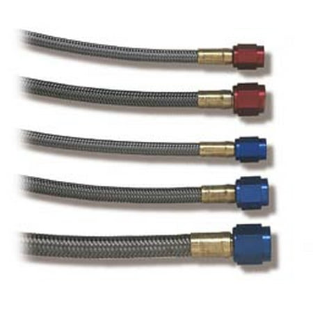 N.O.S. 15230NOS Nitrous Oxide Hose 4AN; 2 Foot Length; Braided ...