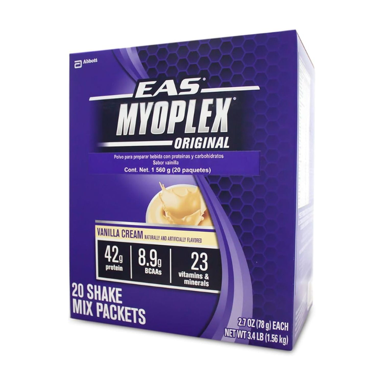 PROTEÍNA EAS MYOPLEX 20 PACK Sustituto DE Comida Lila | Bodega Aurrera en línea