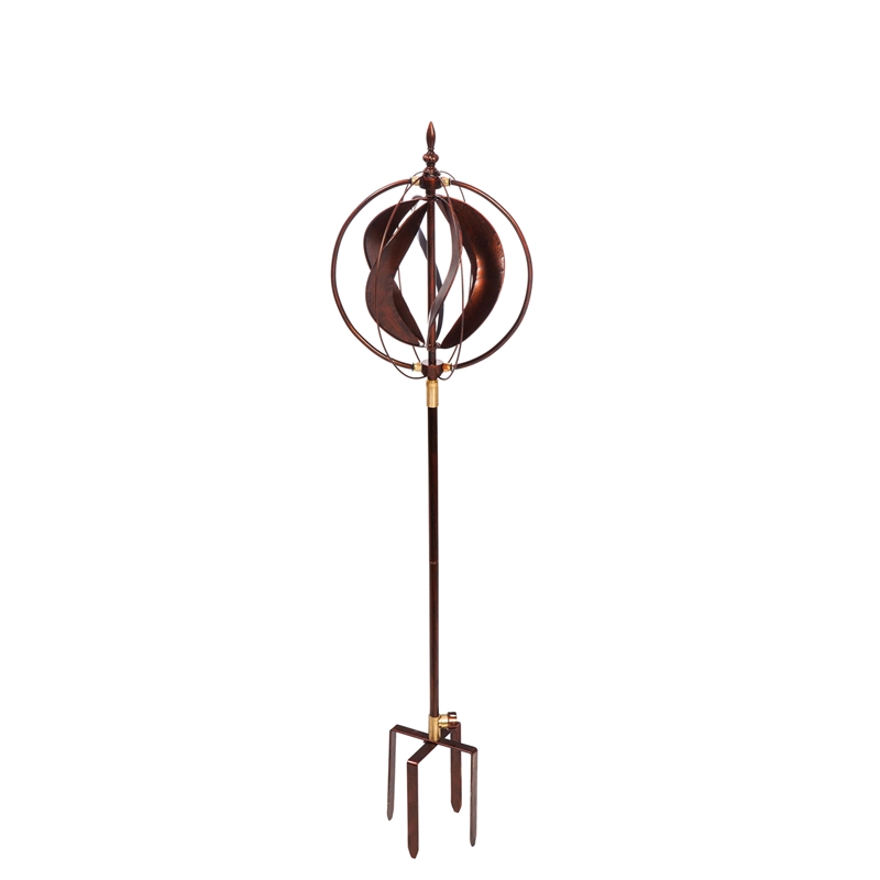 48" Hydro Wind Spinner, Copper Sphere - Walmart.com