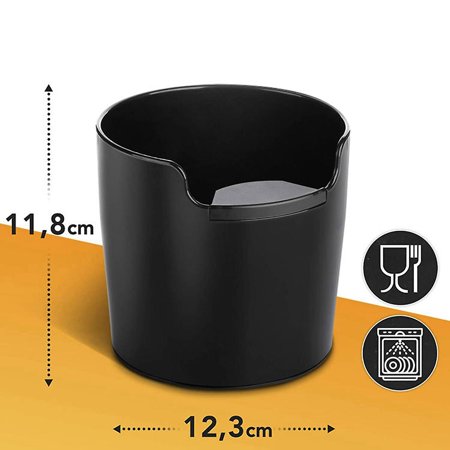Coffee Powder Residue Box Black Non-slip Detachable Knock Bar Bucket ...