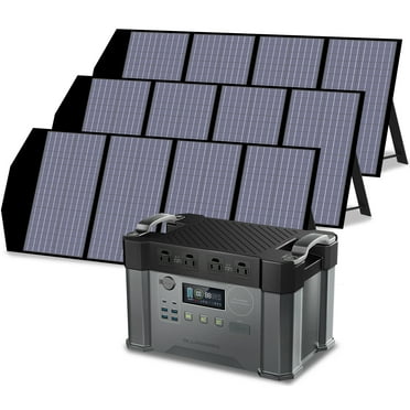 ALLPOWERS S2000 Solar Generator Kit, 2000W 1500Wh Power Station with ...