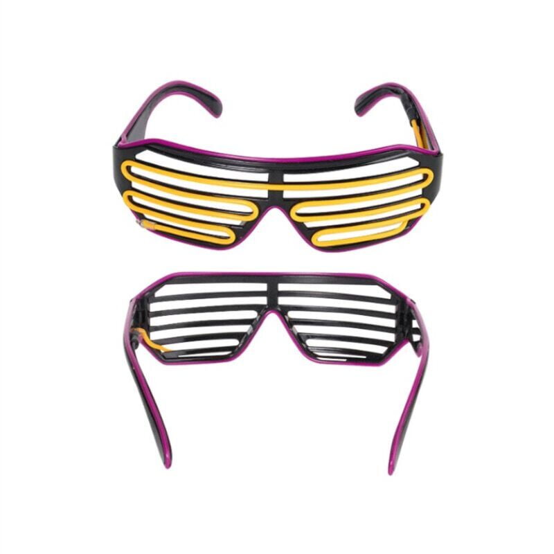 Gafas luminosas LED, persianas bicolores, productos luminosos para ...