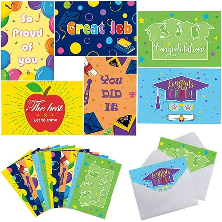30 PCS Congratulations Grad Cards with Envelopes for Preschool Kids ...