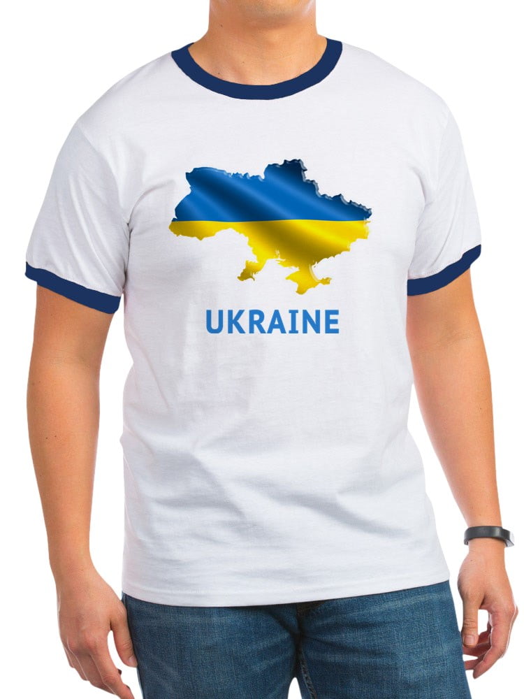 CafePress - Cool Ukraine Flag Ukrainian Pride Native H T Shirt - 100% ...