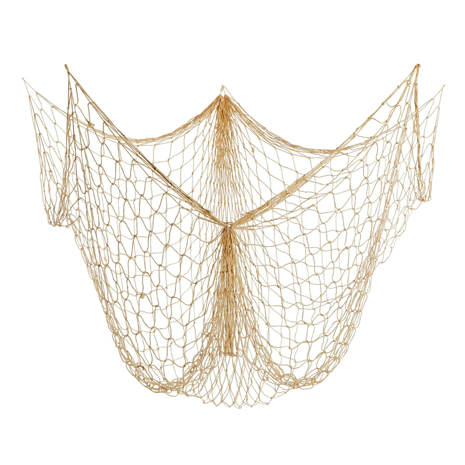 Natural Fishing Net Decorations, Nautical Wall Decor for Birthday Party ...