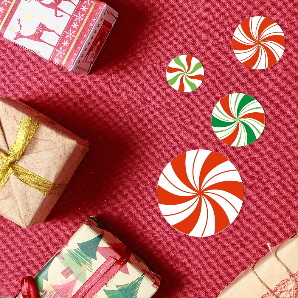 Buy 12 Pieces Peppermint Cutouts Candy Wall Cut Outs for Christmas ...