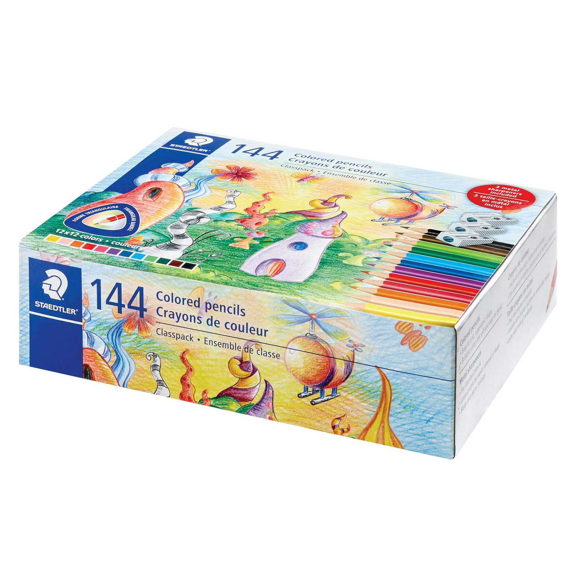 Click here for Staedtler Colouring Triangular Pencils 144 Pieces prices