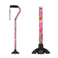 NOVA Sugarcane, Walking Cane with Quad Tip and Carrying Strap, Stand ...