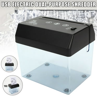 Portable Hand Shredder, Mini Desktop A6 Paper Shredder and Letter ...