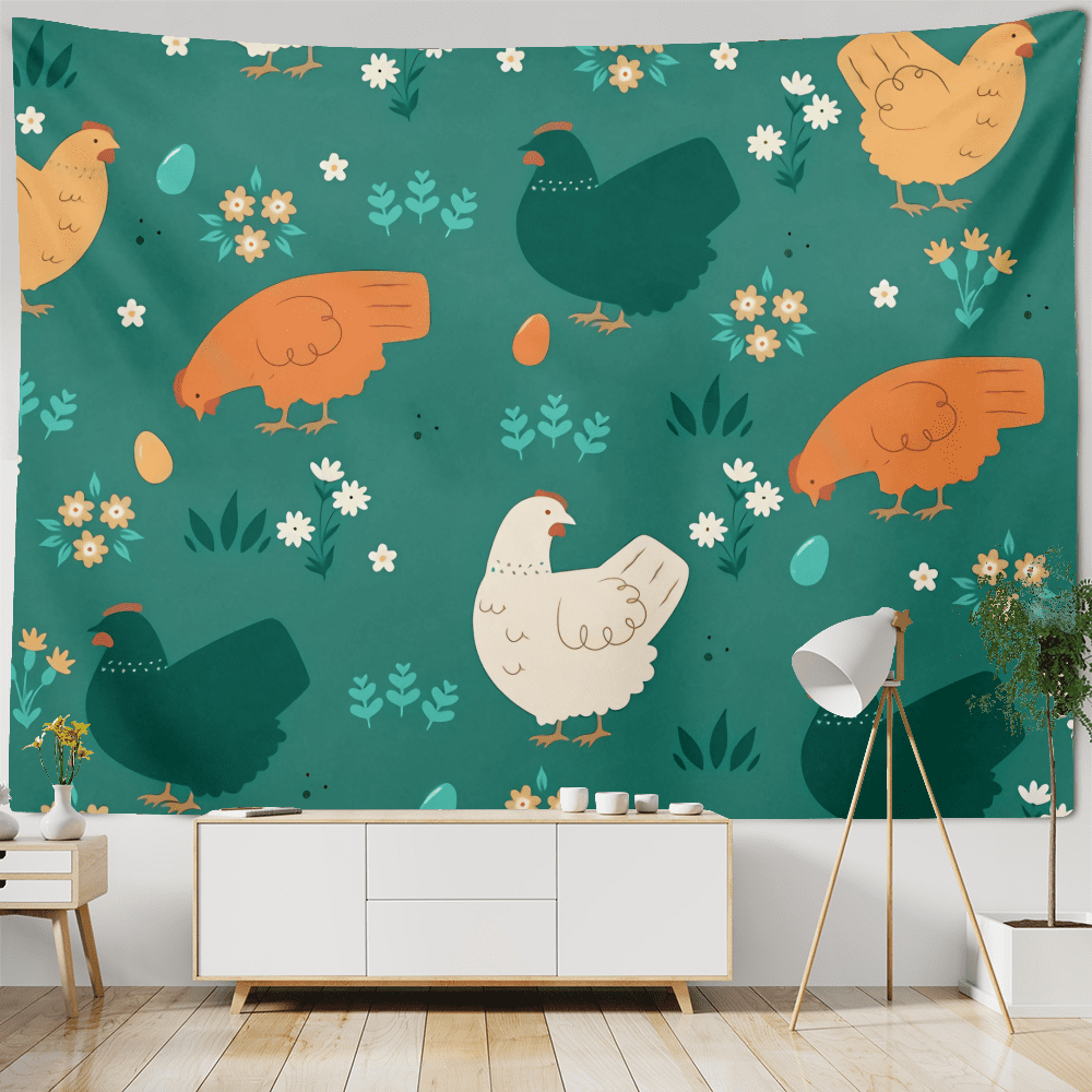 Easter Spring Party Theme Background Cartoon Movie Theme Background ...