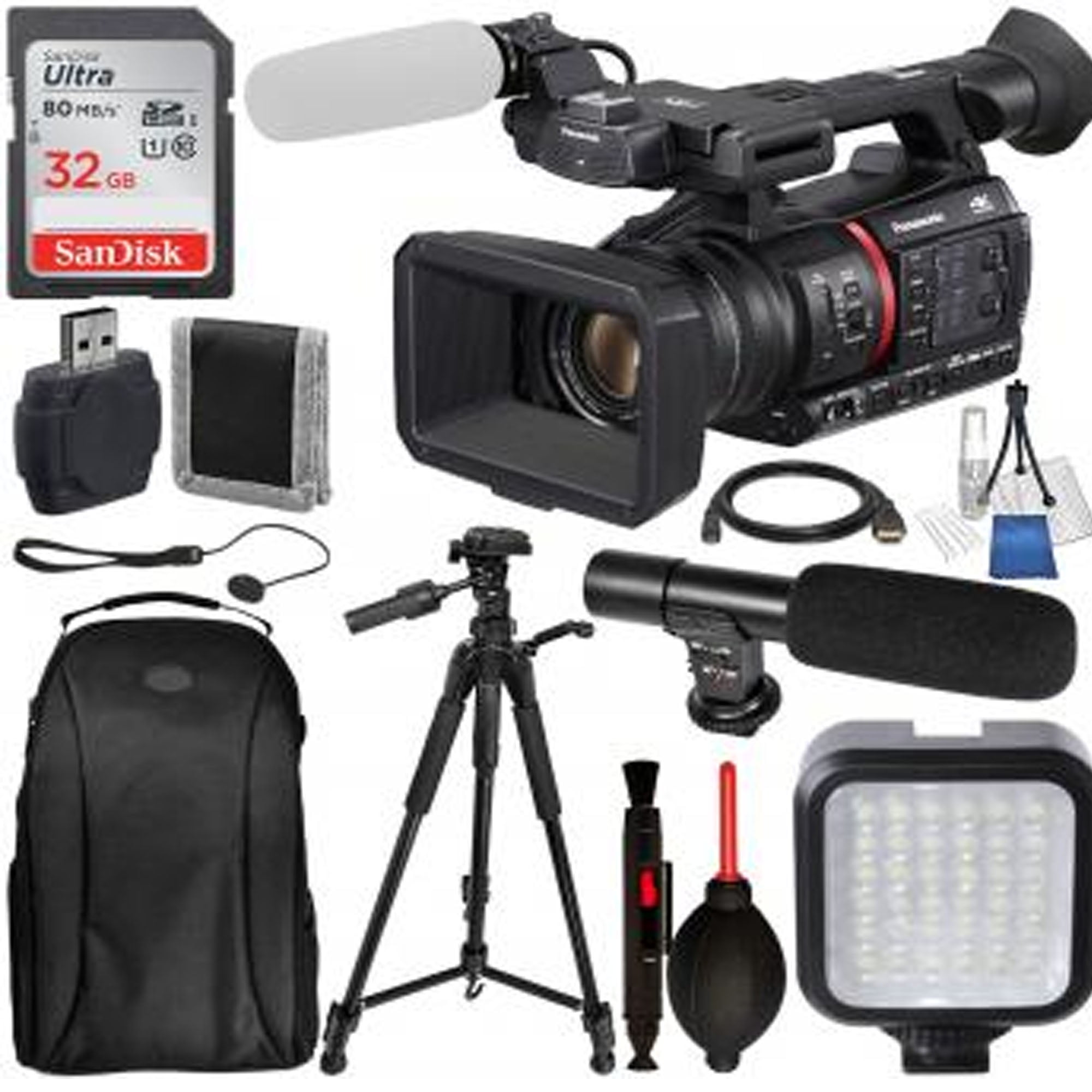 Panasonic AG:CX350 4K Camcorder With Accessory Bundle USA - Walmart.com