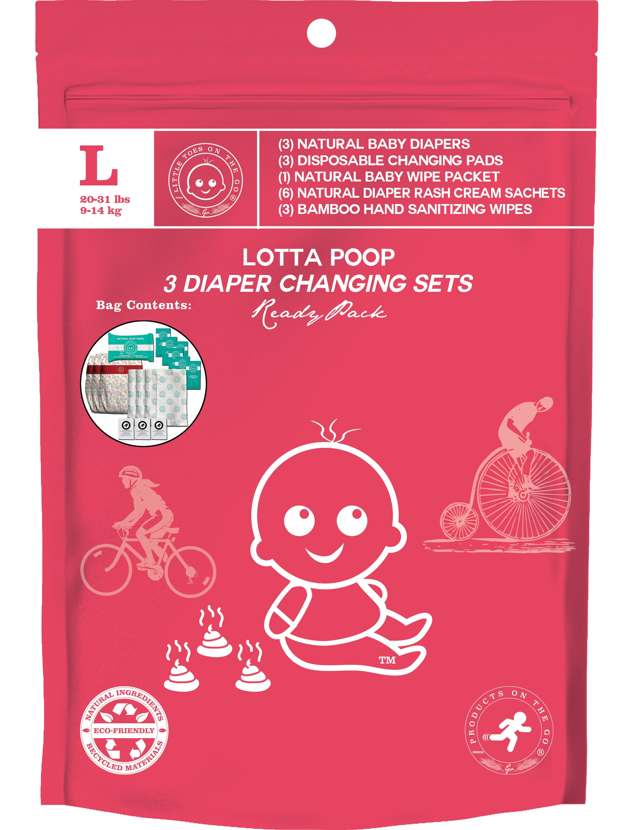 Lotta Poop Complete Pack VB - Large - Walmart.com