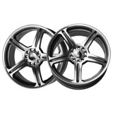 Primax 772 17 Machined Wheel / Rim 5x100 & 5x4.5 with a 38mm Offset and ...