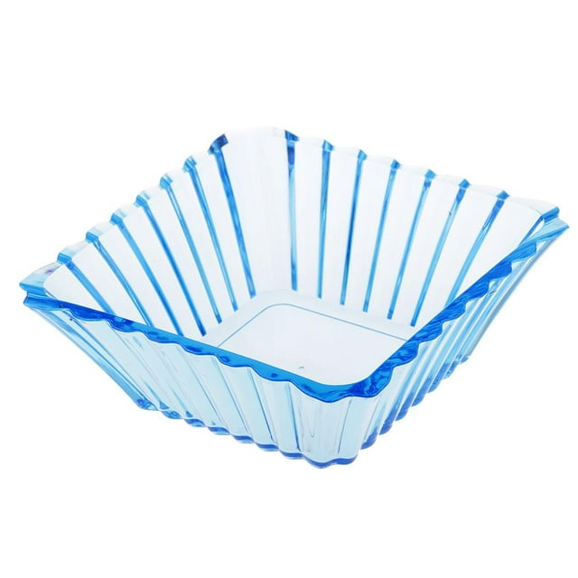 Transparent Acrylic Trapezoidal Bowl Tray Dishes Holder for Salad ...