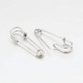 50 pc Iron Safety Pins for Brooch Making Kilt Needles Platinum ...