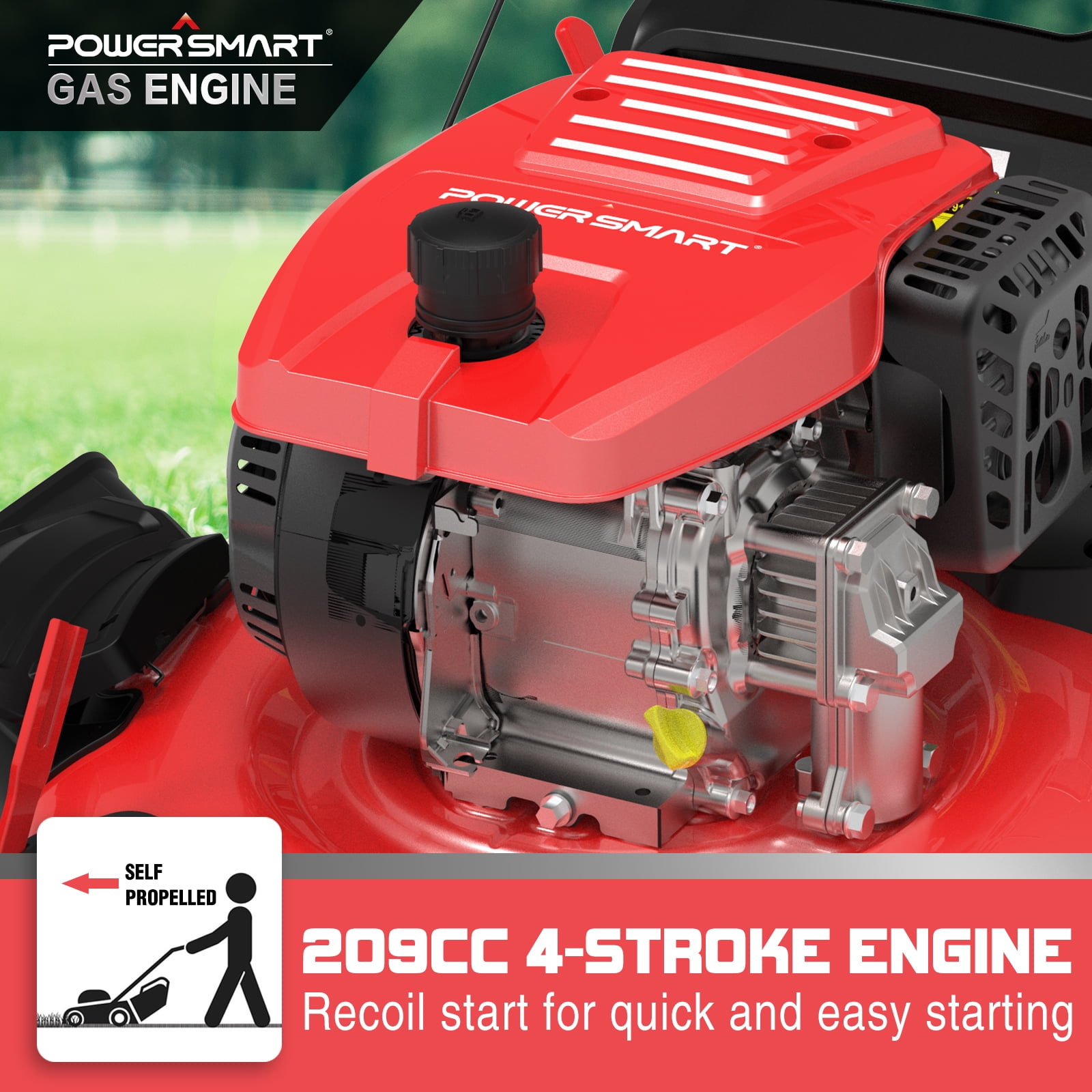 Powerful 21-inch Gas Self-propelled Lawn Mower in Nepal at NPR 50324 ...