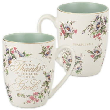 Christian Art Gifts Large Ceramic Inspirational Scripture Coffee & Tea ...