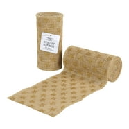 Love, Laugh, Craft Jute Burlap Roll Precut, Finished Edges, 6"W x 5 ...