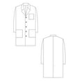 Panda Uniform Multi-Pocket Lab Coat for Men & Women, 8XL, Royal ...