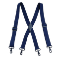 Men Suspenders For Jean 1.4 Inch Navy Blue Suspender Heavy Duty Swivel ...