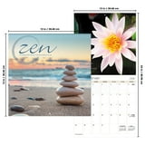 Trends International 2024 Zen Wall Calendar & Push Pins - Walmart.com
