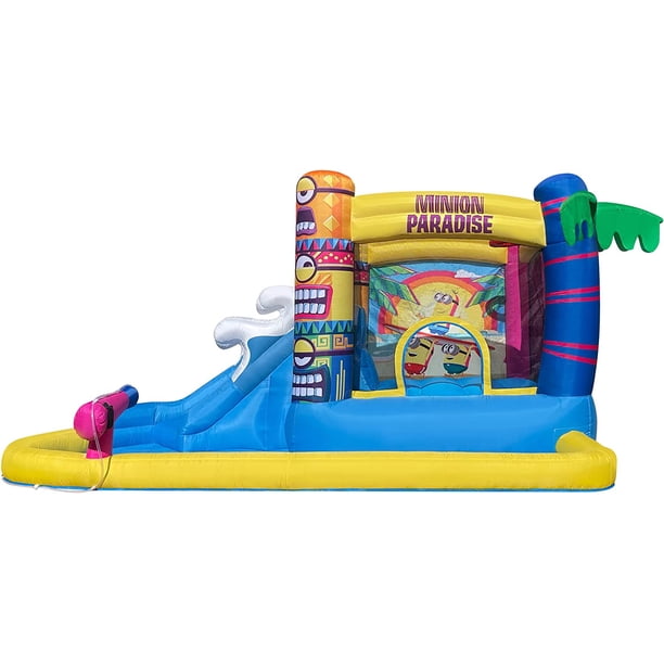 Minions Outdoor Inflatable Bounce House with Slide Wet or Dry - Plus ...