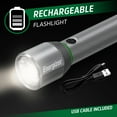 Energizer Metal Rechargeable LED Flashlight with USB Charging Port ...