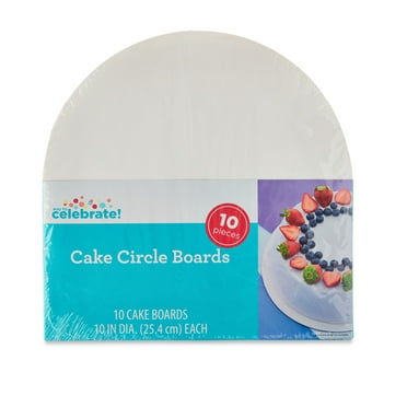 8" White Round Paper Cake Boards, 11 Count, by Way To Celebrate ...