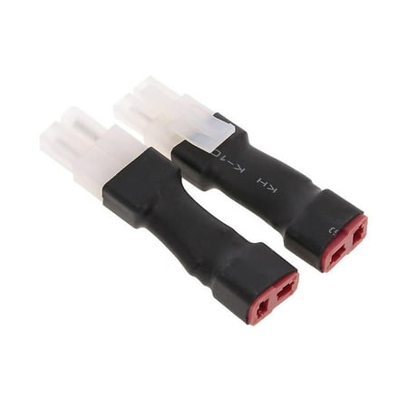 2pcs Tamiya Head Male To Deans Style T Plug Female Connector Adapter ...