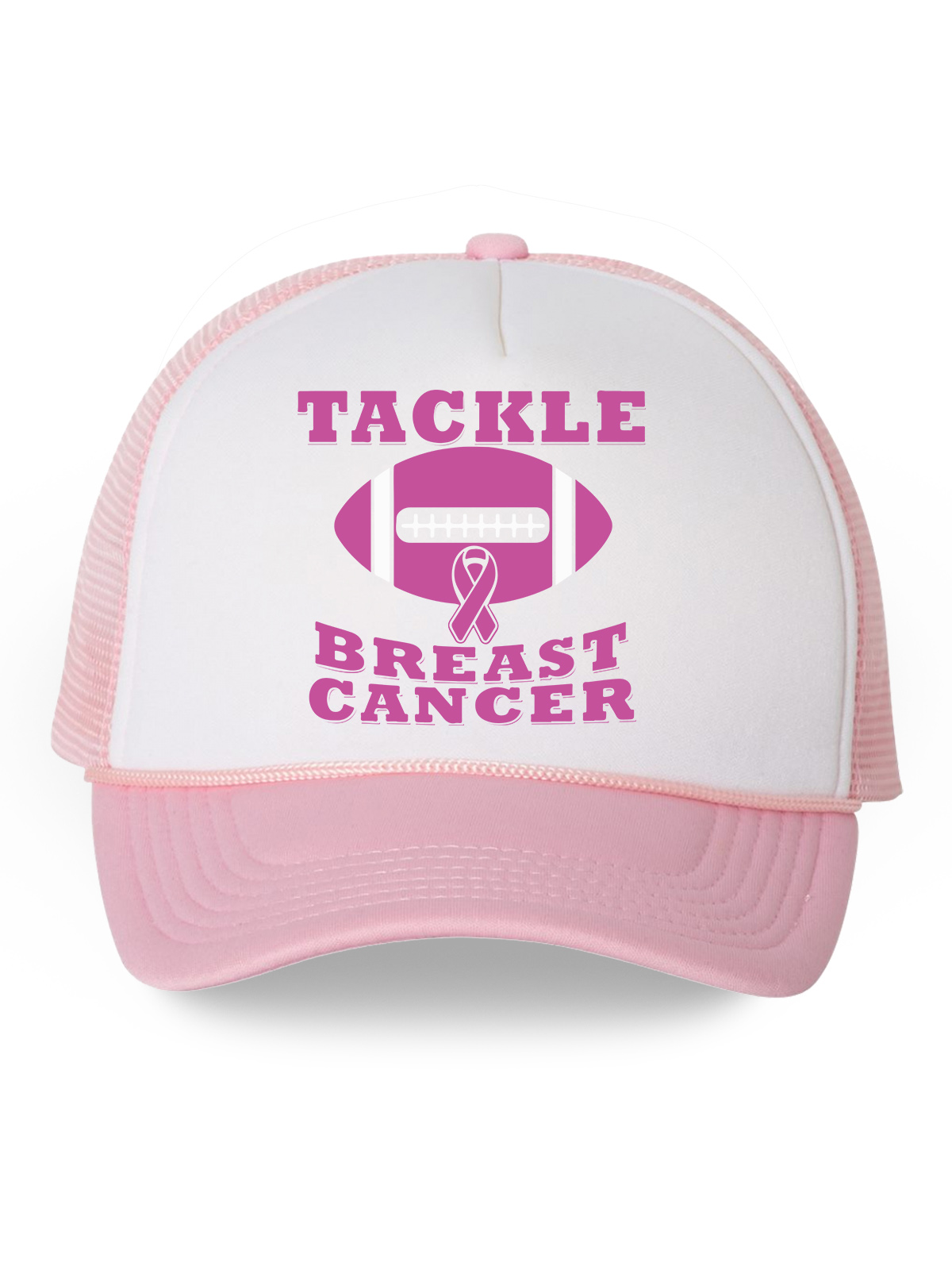 Awkward Styles Tackle Breast Cancer Trucker Hat Breast Cancer Awareness ...