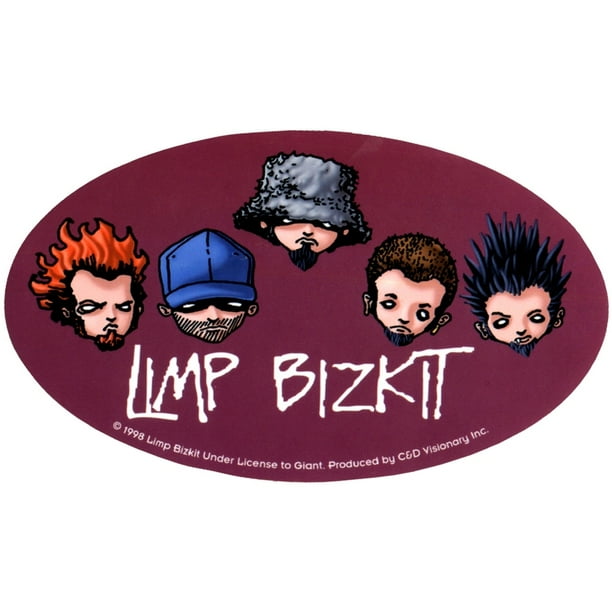 Limp Bizkit - Round Cartoon Faces Decal - Walmart.ca