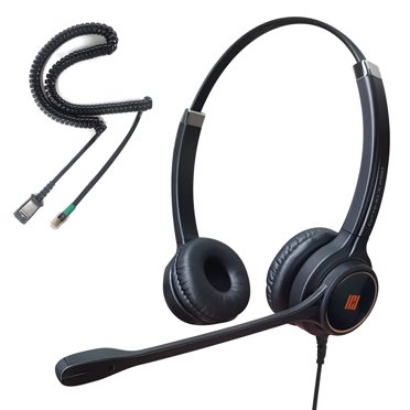 IPD IPH-165 Binaural Phone Headset with HIS-02 cable and Noise ...