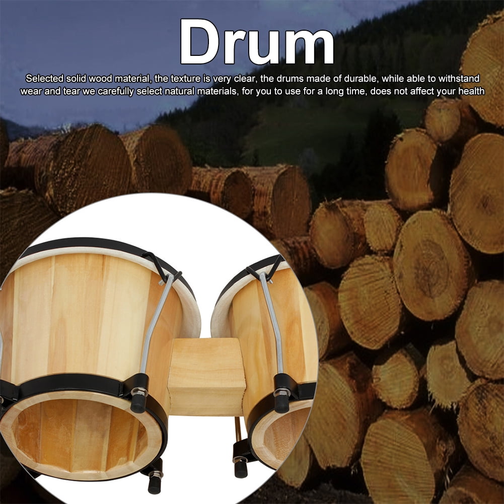 Drums Bongos Instrumentos Percusión 5 Y 6 Pulgadas para Adultos ...