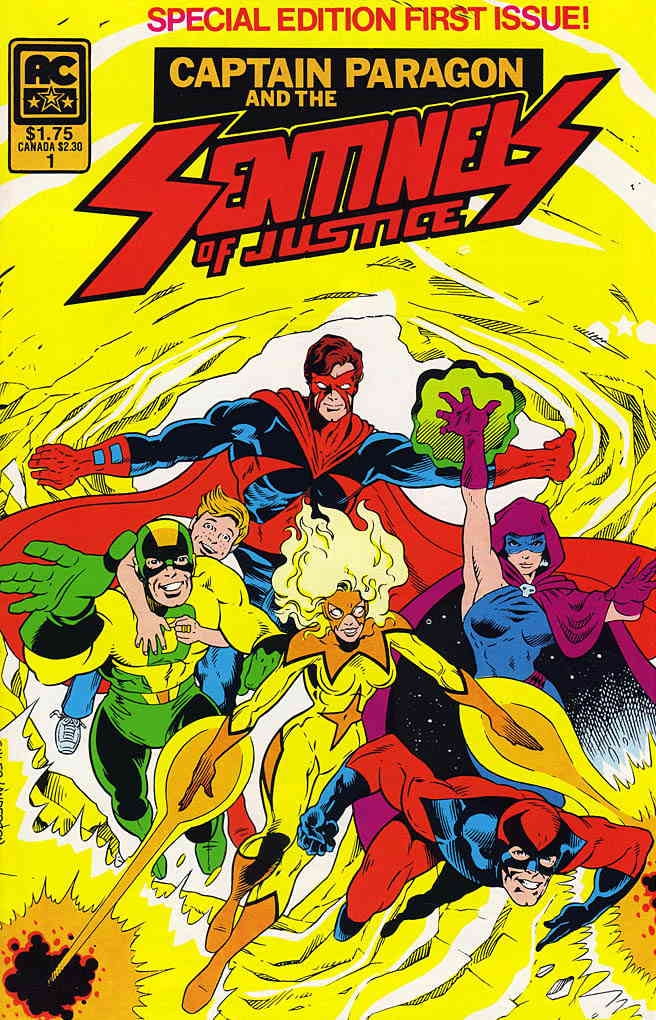 Captain Paragon and the Sentinels of Justice #1 VF ; AC Comic Book ...