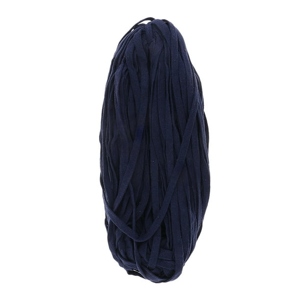 Blue 12mm Cotton Pearl Flat Draw Cord / Drawstrings for Hand Crafts ...