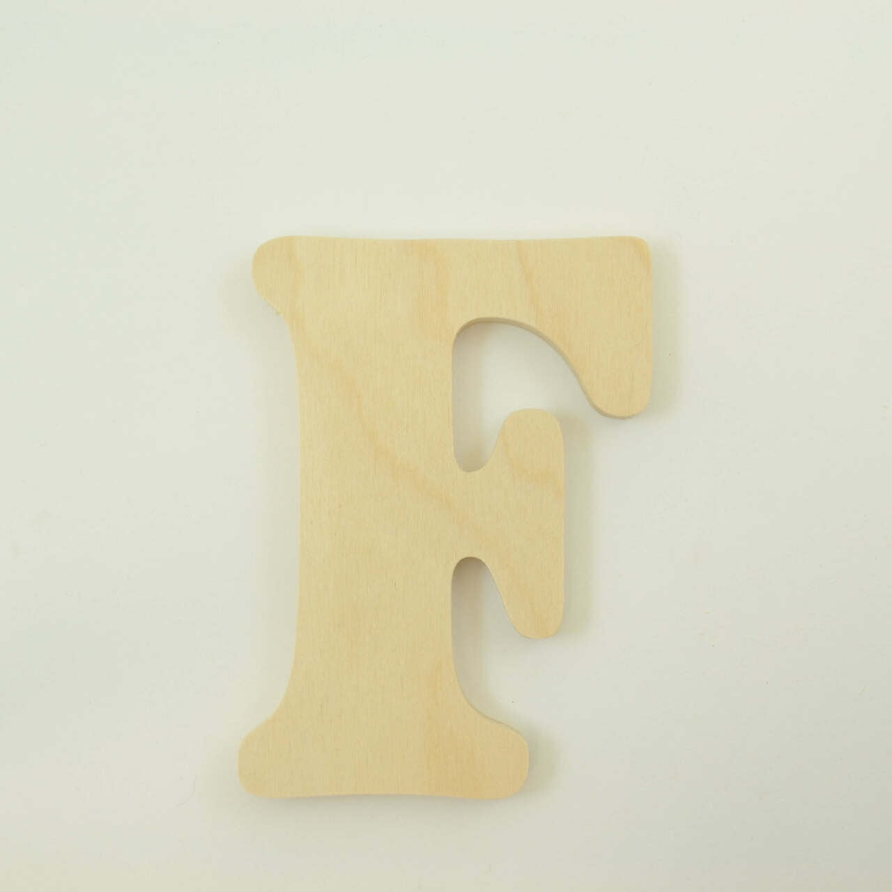 Package of 1, 12 Inch X 3/4" Thickness Baltic Birch Wood Letter F in ...