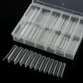 Extra Long C Curve Half Set Nail Tip Extra Long Straight Square Tip