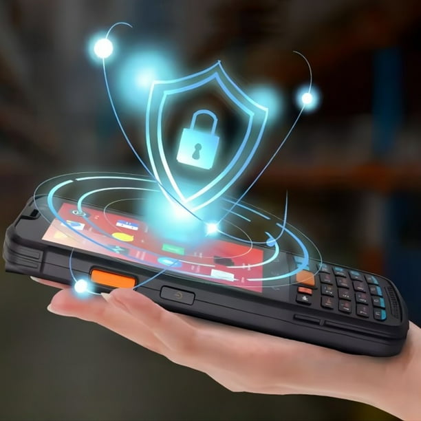 Handheld PDA Scanner, Barcode Scanner High Sensitivity 4GB RAM 64GB ROM ...