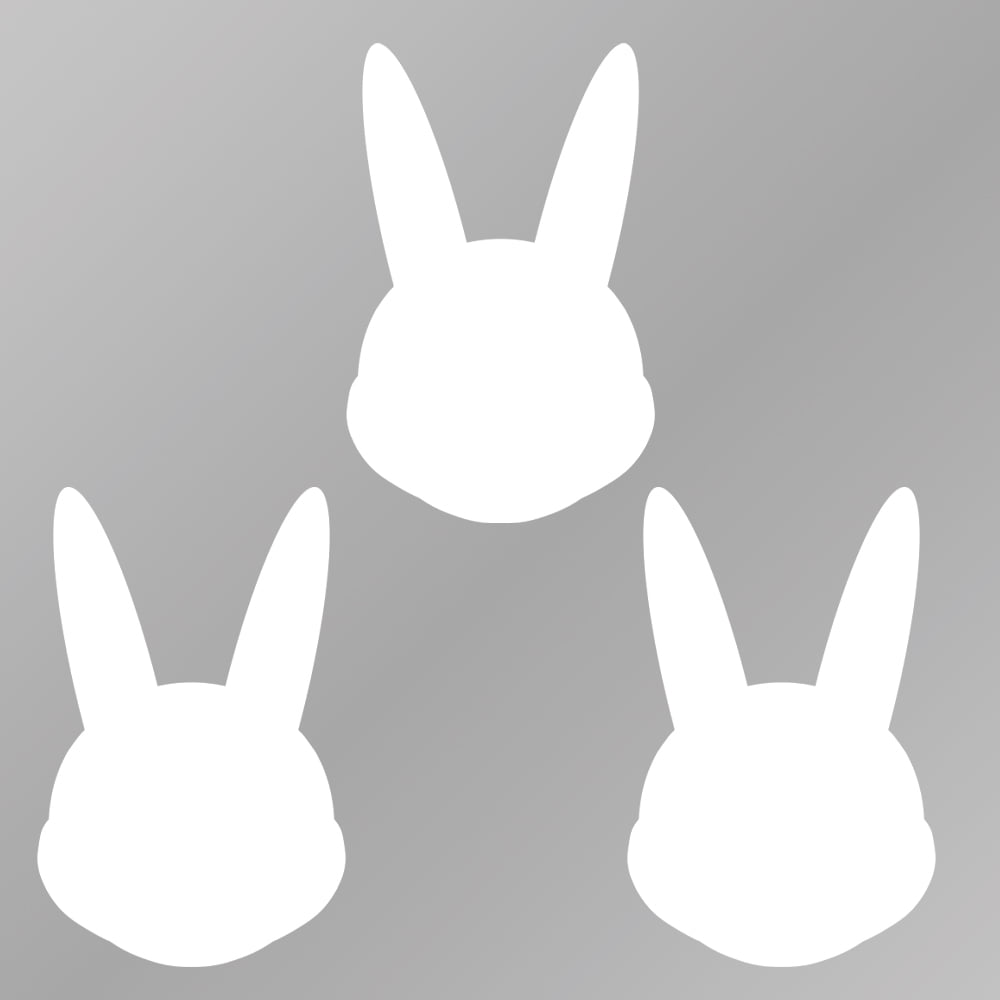 Bunny Foam Craft Shapes, 48/pack, White, for Craft Projects - Walmart.com