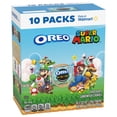 OREO Super Mario™ Chocolate Cookies, Limited Edition, 10 Snack Packs (2 ...