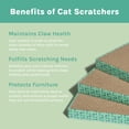Kitty City Durable Cat Starry Night Corrugated Cardbaord Cat Scratch ...