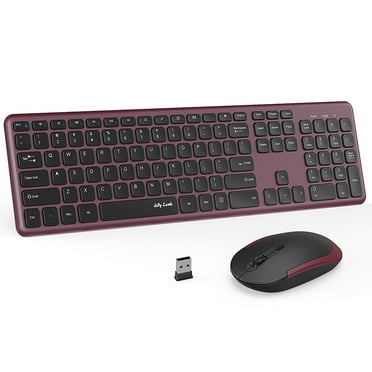 Cylo Wireless Touch Keyboard and Mouse Set Pink - Walmart.com