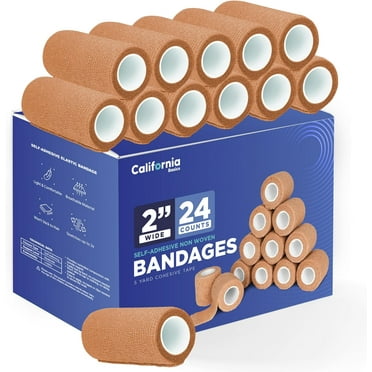 3M Coban Medical Adhesive Elastic Wrapping Stretch Bandage, 4 Inch x 5 ...