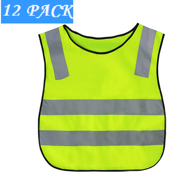 TOPTIE Kids Safety Vest, High Visibility Reflective Bibs for Costume or ...