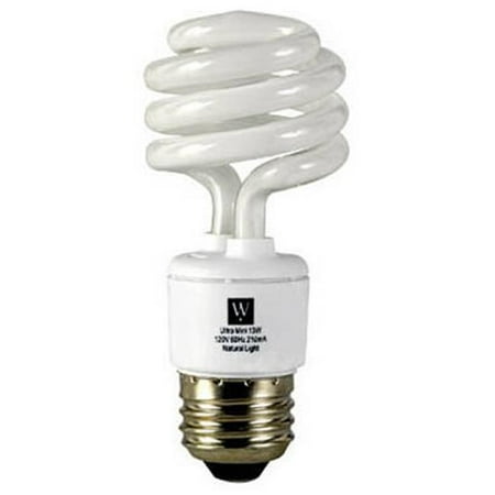 CF13SW4B2E 13W T2 Westpointe Ultra Mini Compact Fluorescent Bulb - 4 ...