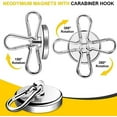 Magnetic Hooks, Strong Heavy Duty Neodymium Magnet Hook, 200LBS ...