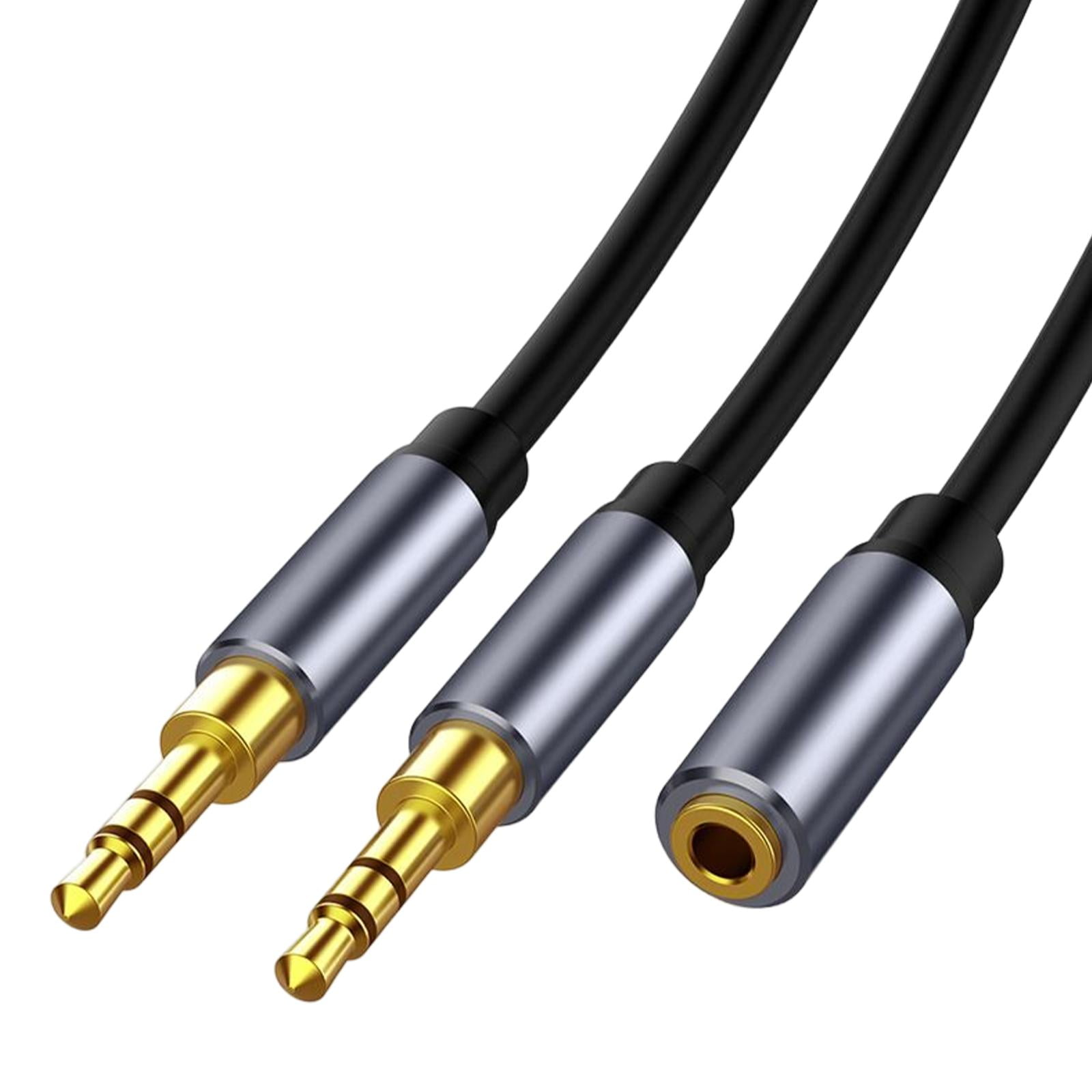 Headph Splitter Gaming Headset pc Laptop Adapter Headphs Adapter ...